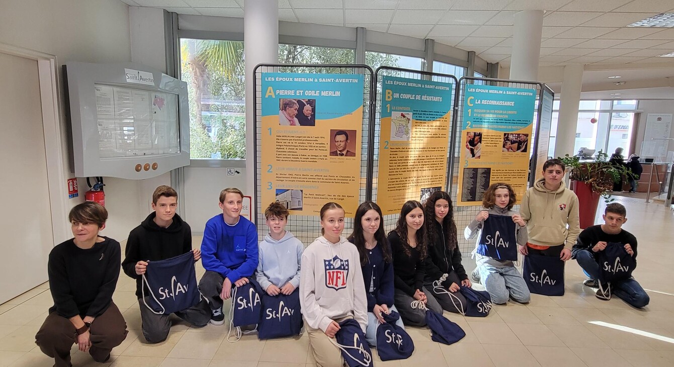 Une action mémorielle pour la CDSG du collège Jules Romains à Saint ...